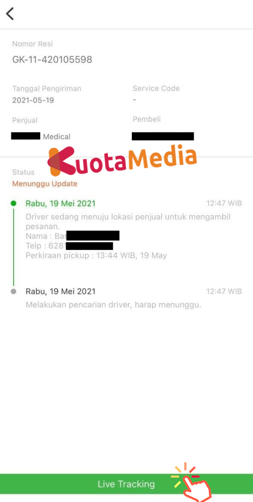 4+ Cara Cek Resi GoSend Paket Belanja Online Terbaru