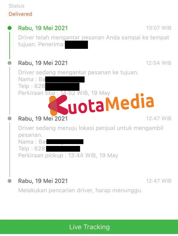 4+ Cara Cek Resi GoSend Paket Belanja Online Terbaru